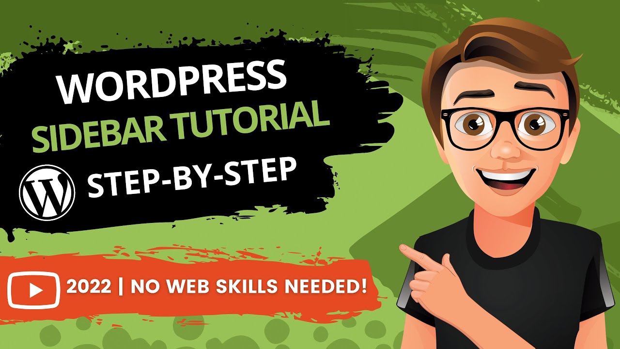 Wordpress Sidebar Tutorial 2022 How To Edit Wordpress Sidebar Youtube 9280