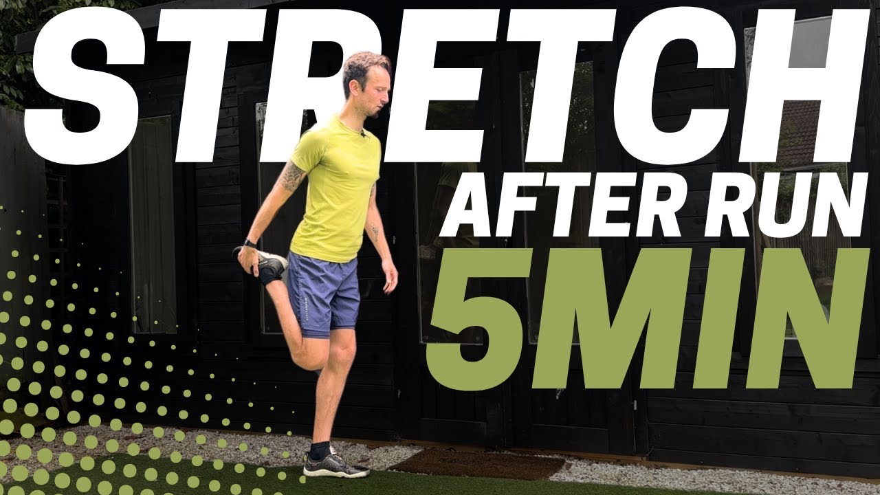 Fast & Effective Post Run Stretch for On-the-Go Runners - YouTube