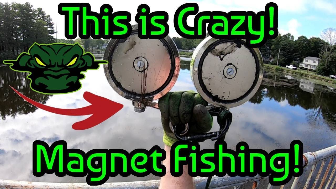 Insane Magnet Fishing set up! 5200 Lbs of magnet power! Rogue Magnetics ...