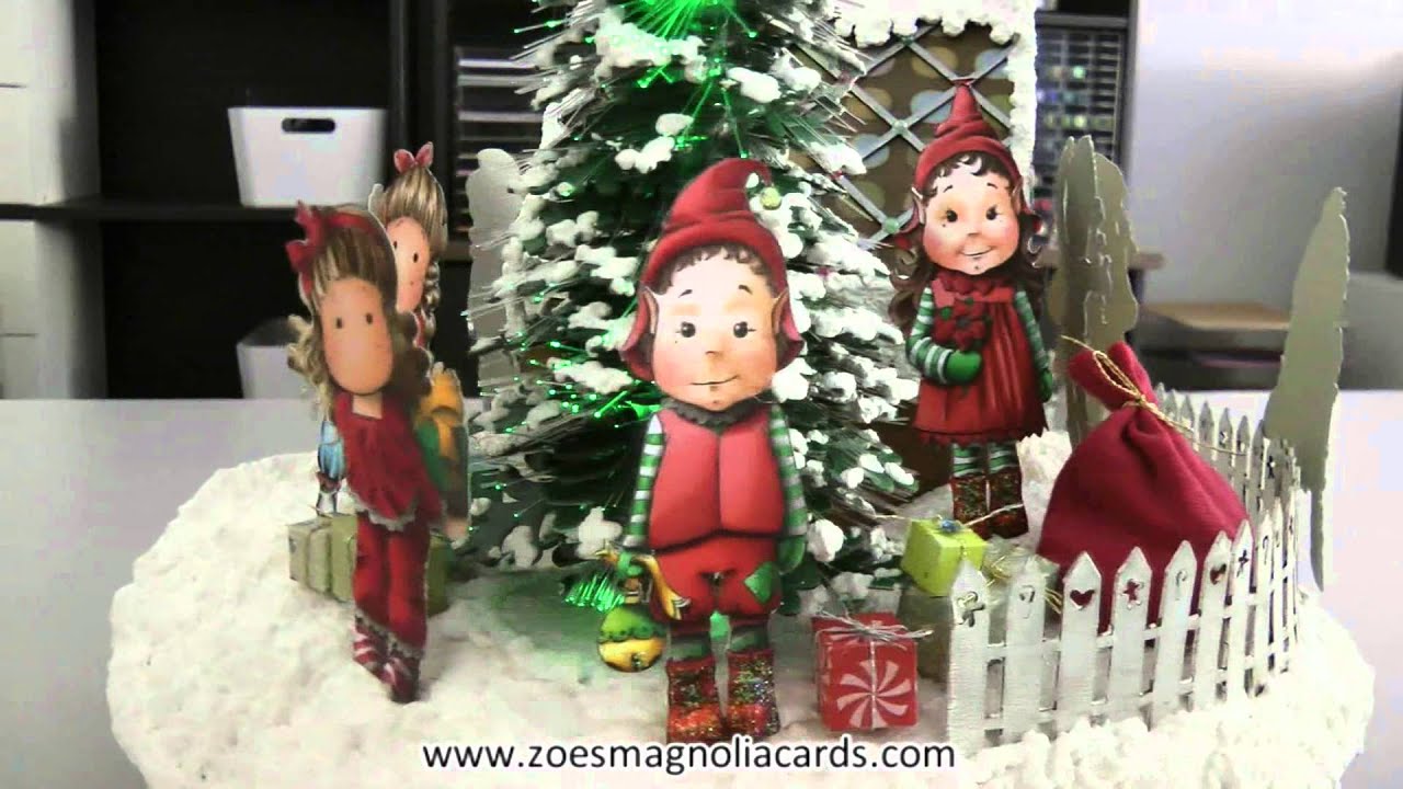 Magnolia Ink - Gingerbread Scene - YouTube