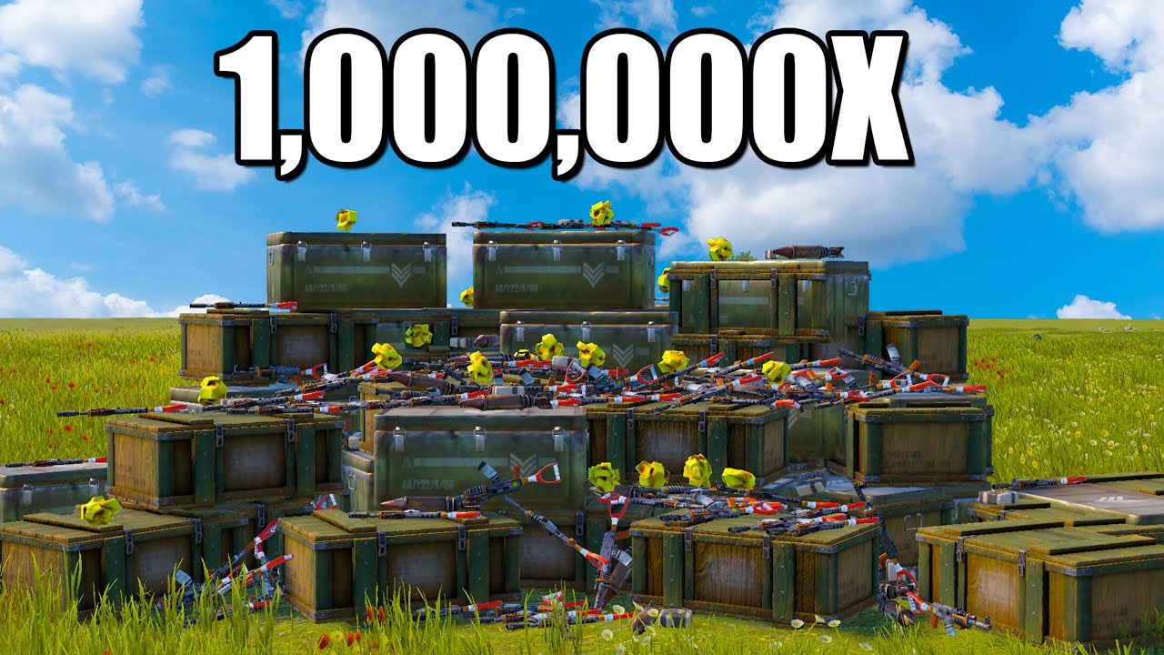 i played rust on a 1000000x server… - YouTube