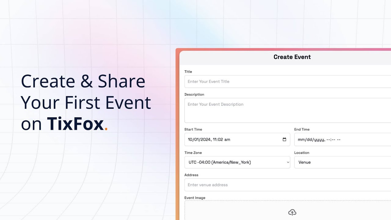 TixFox Intro - How to Create an Event and Add Tickets - YouTube