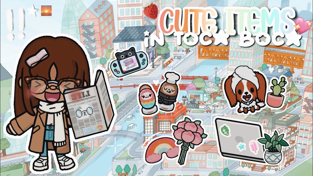 Where To Find Aesthetic & Cute Items In Toca Boca Life World 🤍┊⊹ with ...