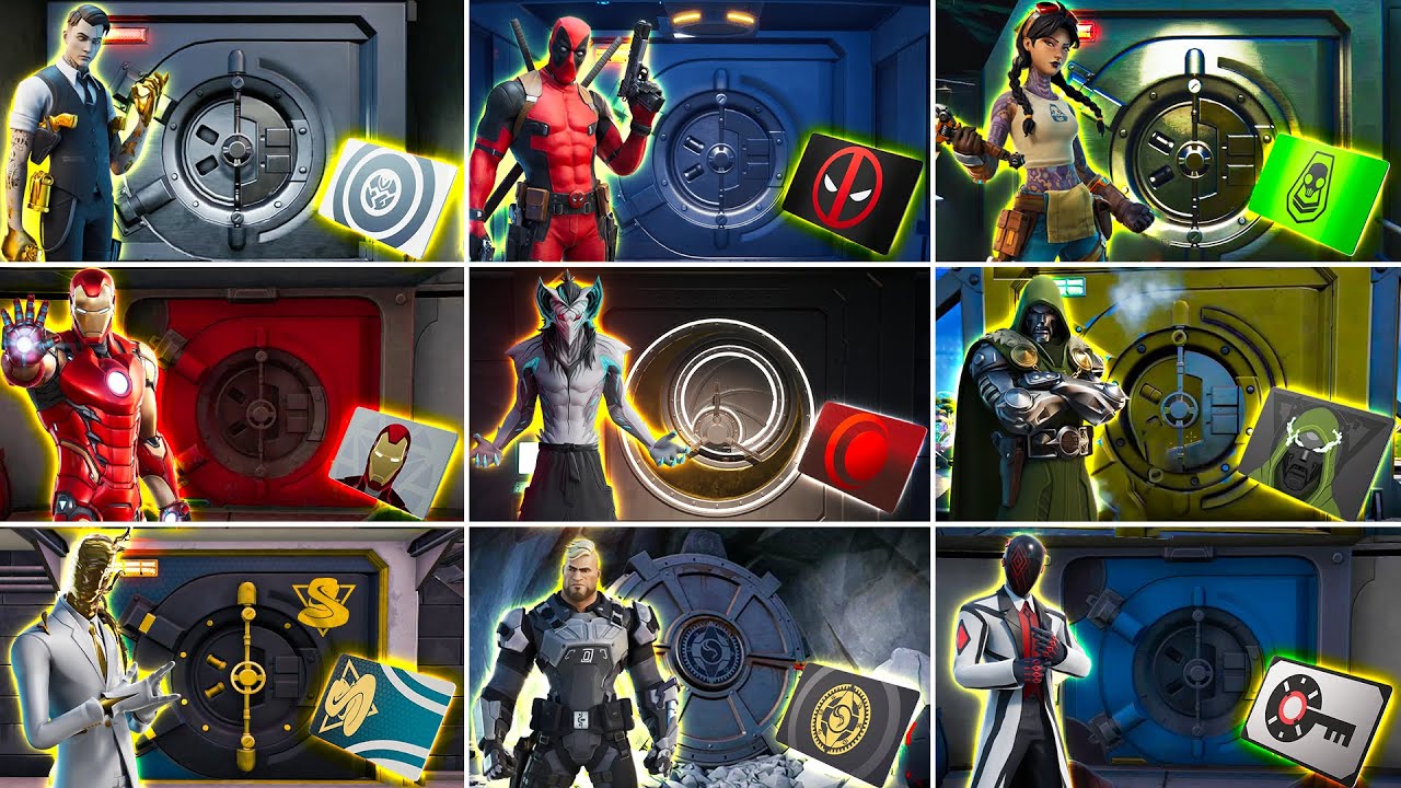 Evolution of All Fortnite Keycard Vaults (Chapter 2 Season 2 - Chapter ...