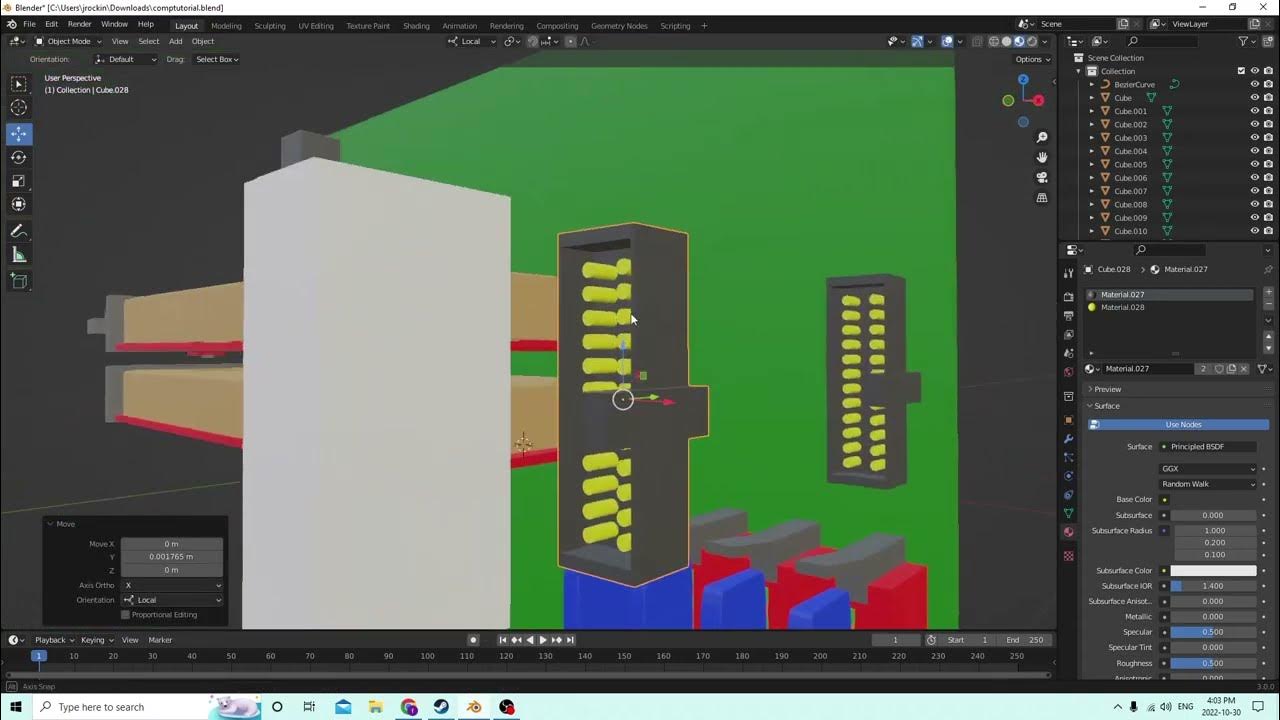 blender computer tutorial (Part 10) - YouTube