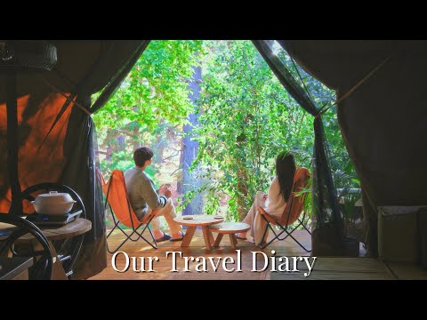 Couple Travel Vlog | Our Dream Romantic Escape 💭💕 | First Glamping Experience Together 🏕️✨