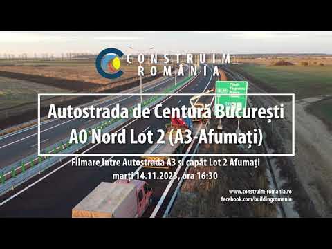 Autostrada de Centură București A0 Nord Lot 2 (A3-Afumați) UMB 2023.11.14 - YouTube