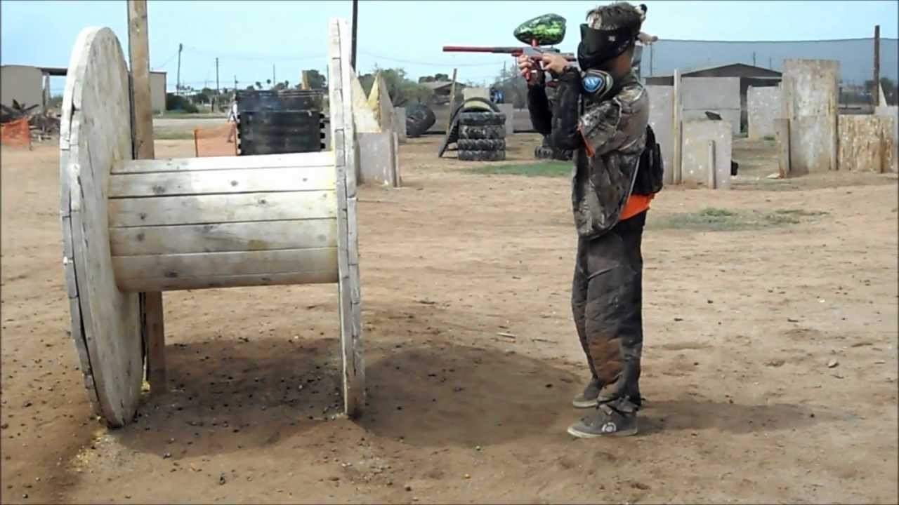 Wild West Paintball Park - Rec-Ball Action - YouTube