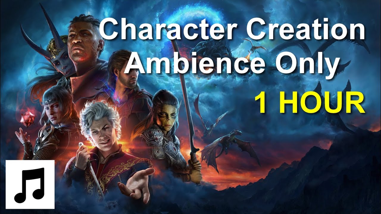 Character Creation (Ambience Only) - Baldur's Gate 3 - YouTube