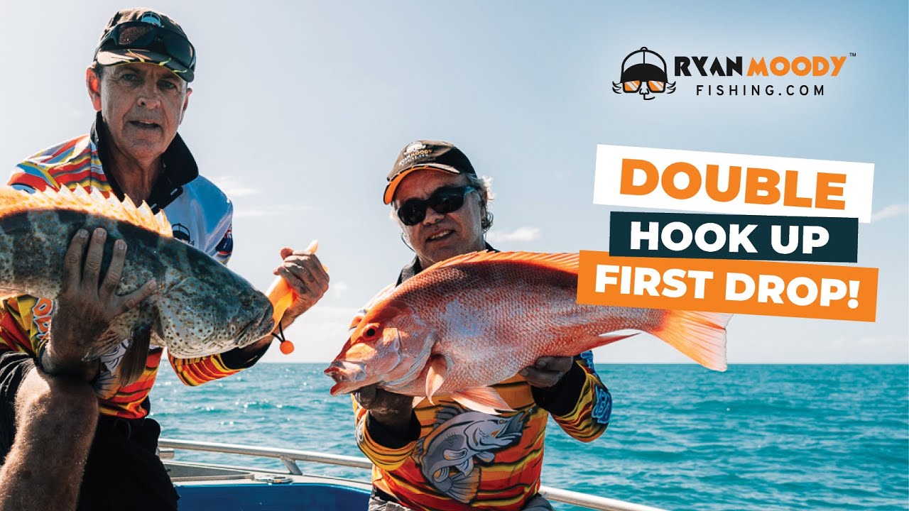 Double hook up first drop testing our new 36 gram Pillagers (sinking ...