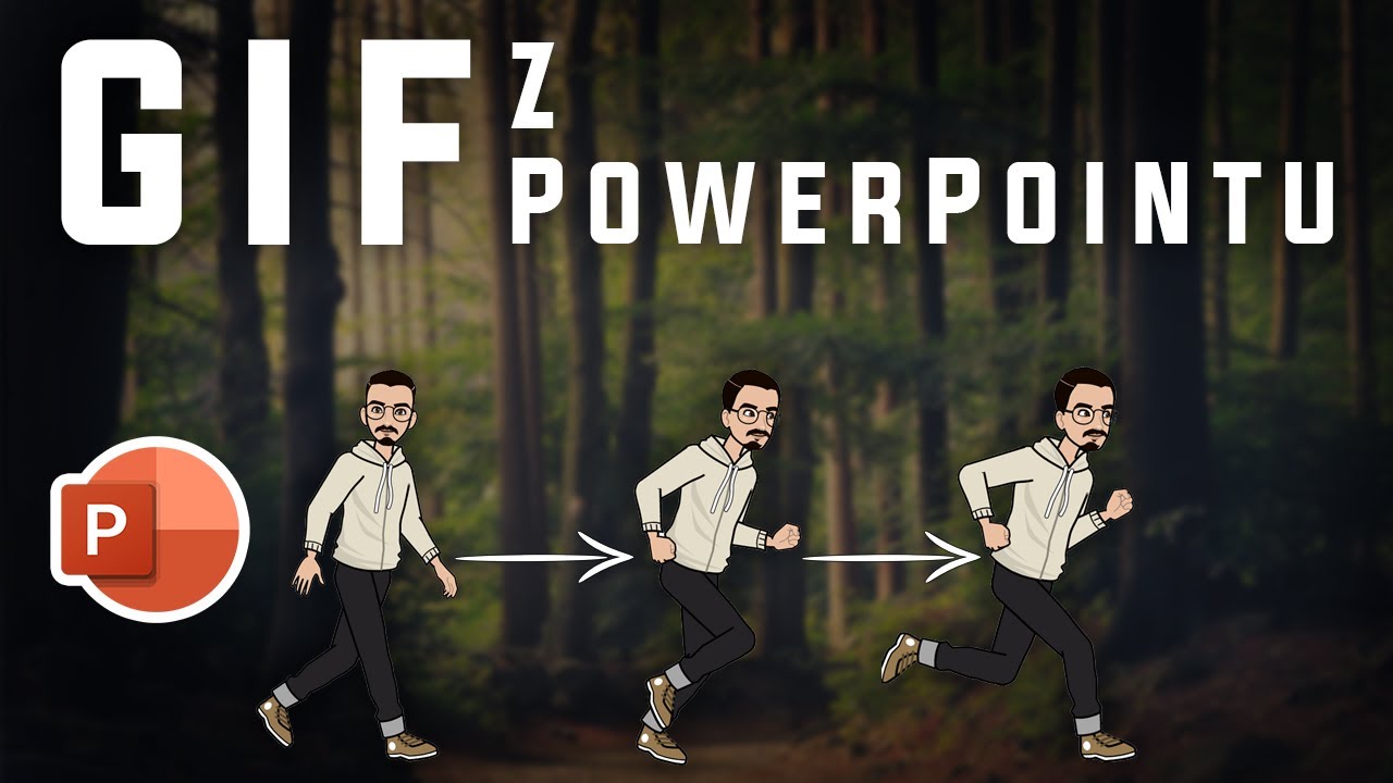 Jak Vytvořit Pohyblivý Obrázek (GIF) jen s PowerPointem - YouTube