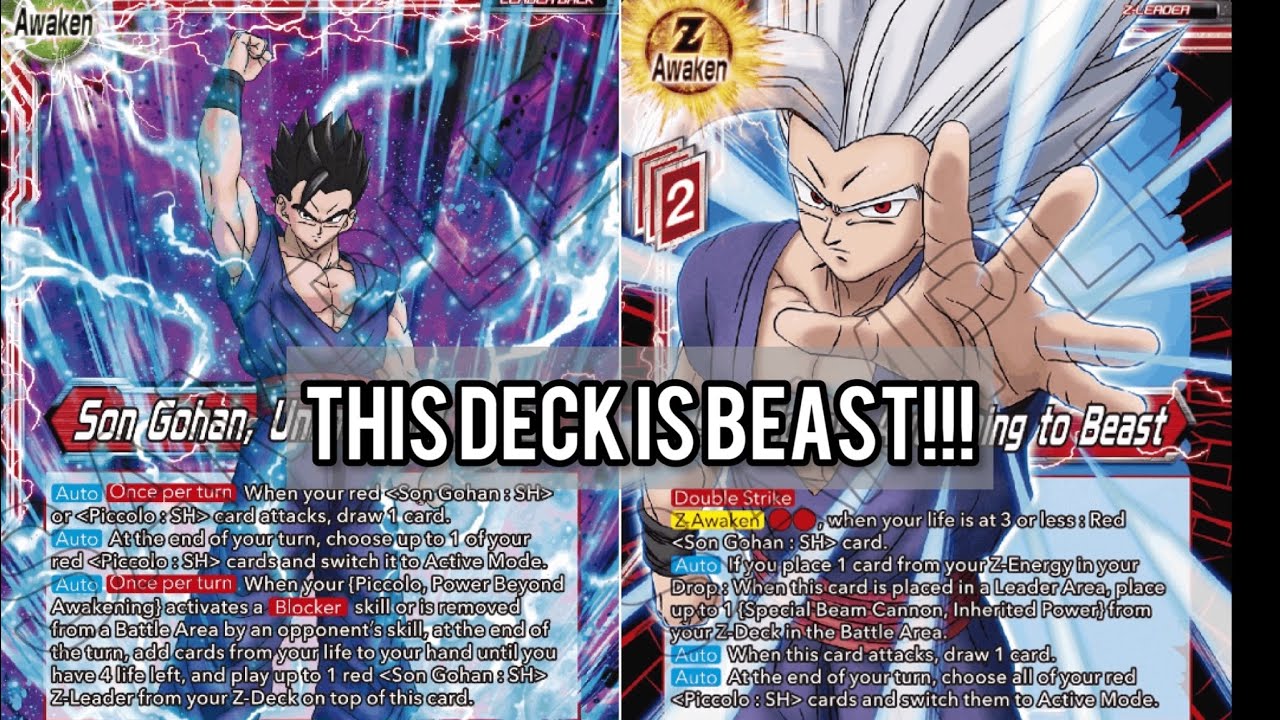 Showcasing BEAST Gohan Set 22! | Dragonball Super Card Game - YouTube