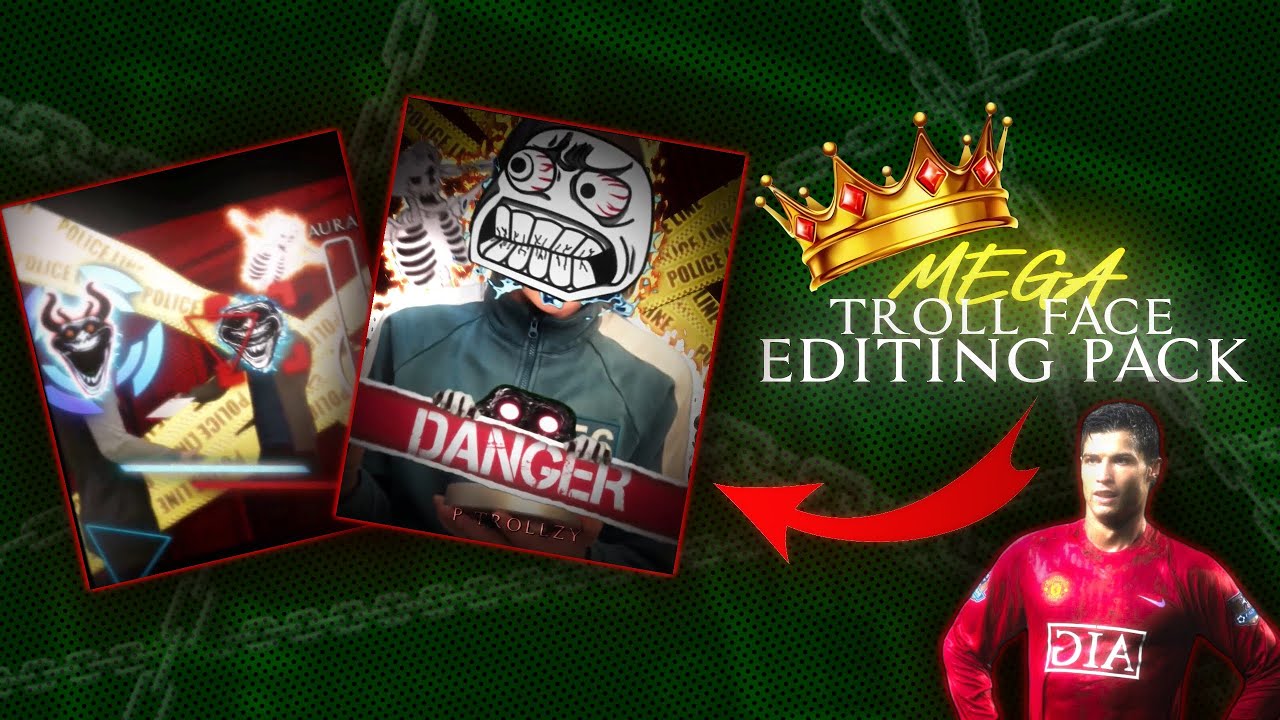 Mega Troll face editing pack | Alight motion XML file | - YouTube