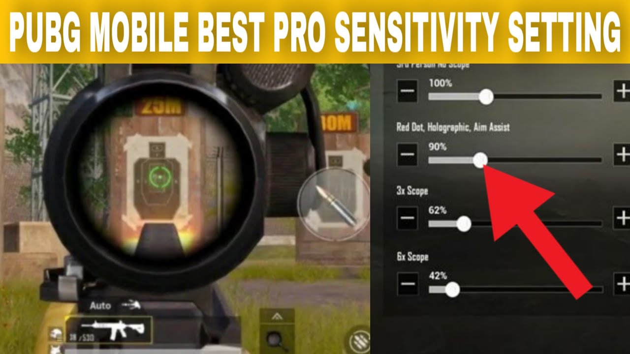 BEST SENSITIVITY SETTING | NO RECOIL IN PUBG MOBILE - YouTube