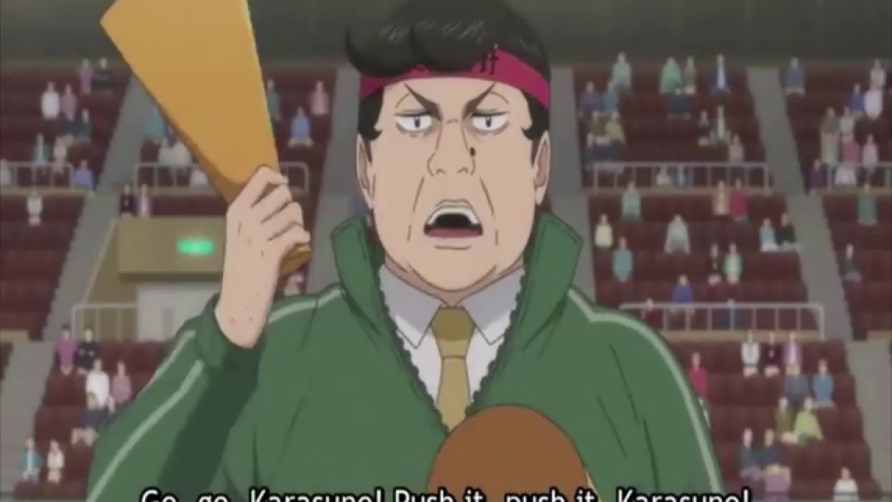 Haikyuu!! - Vice Principal's Wig scenes - YouTube