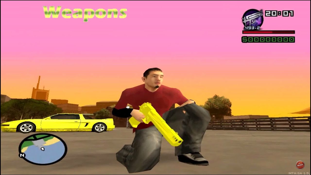 MTA:sa | Weapons | SoundS | HuD | FontS | By MeshaL #mS - YouTube