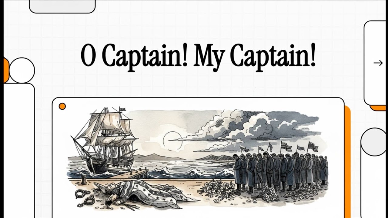 O Captain! My Captain! Full explained | English | - YouTube