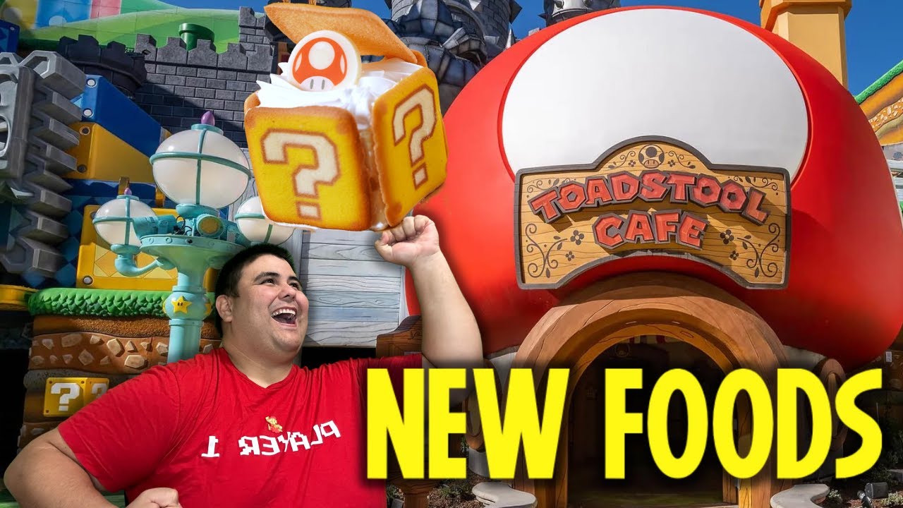 NEW Toadstool Cafe Full Menu Review | Super Nintendo World | Universal ...