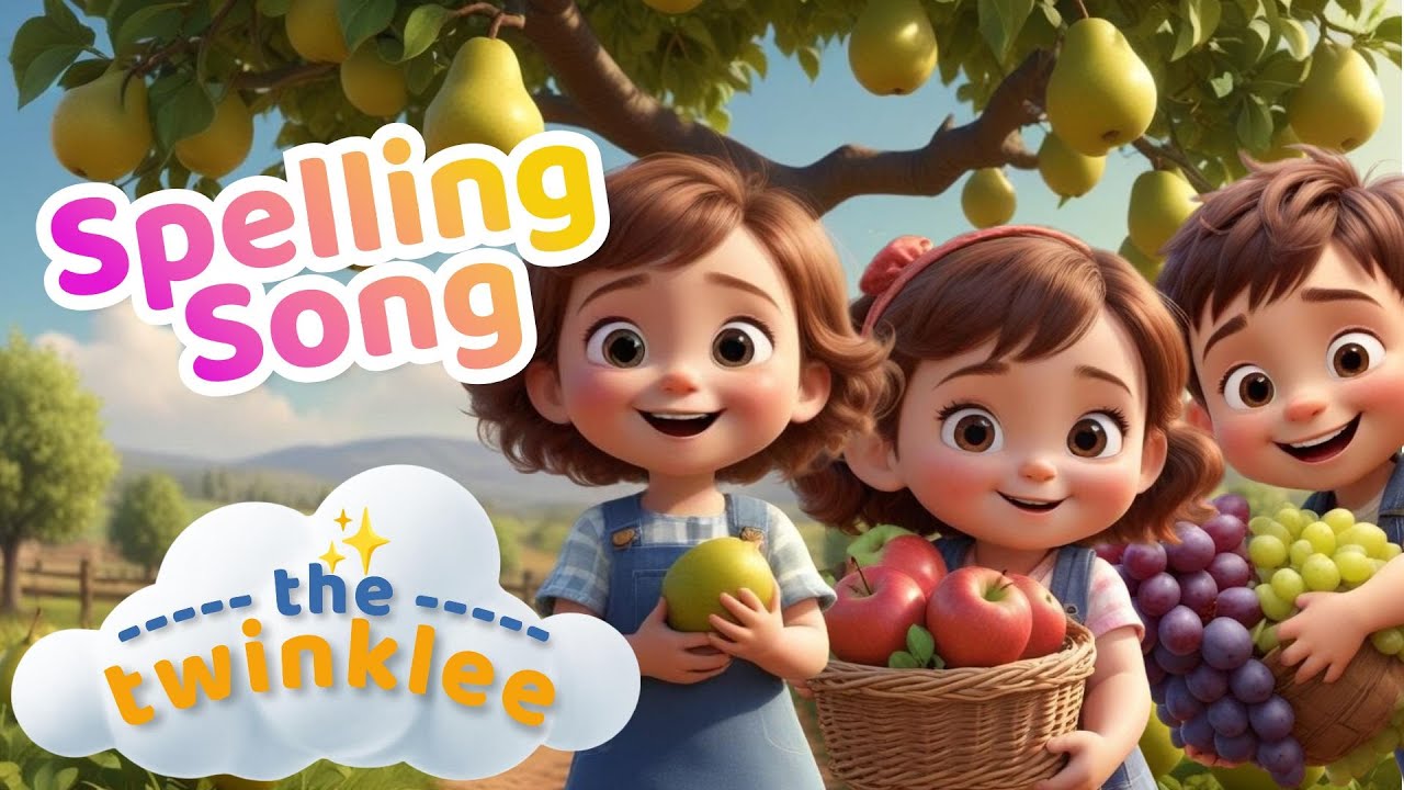 Apple - Pear - Grape | Spelling Song | In the Farm Part 4 - YouTube