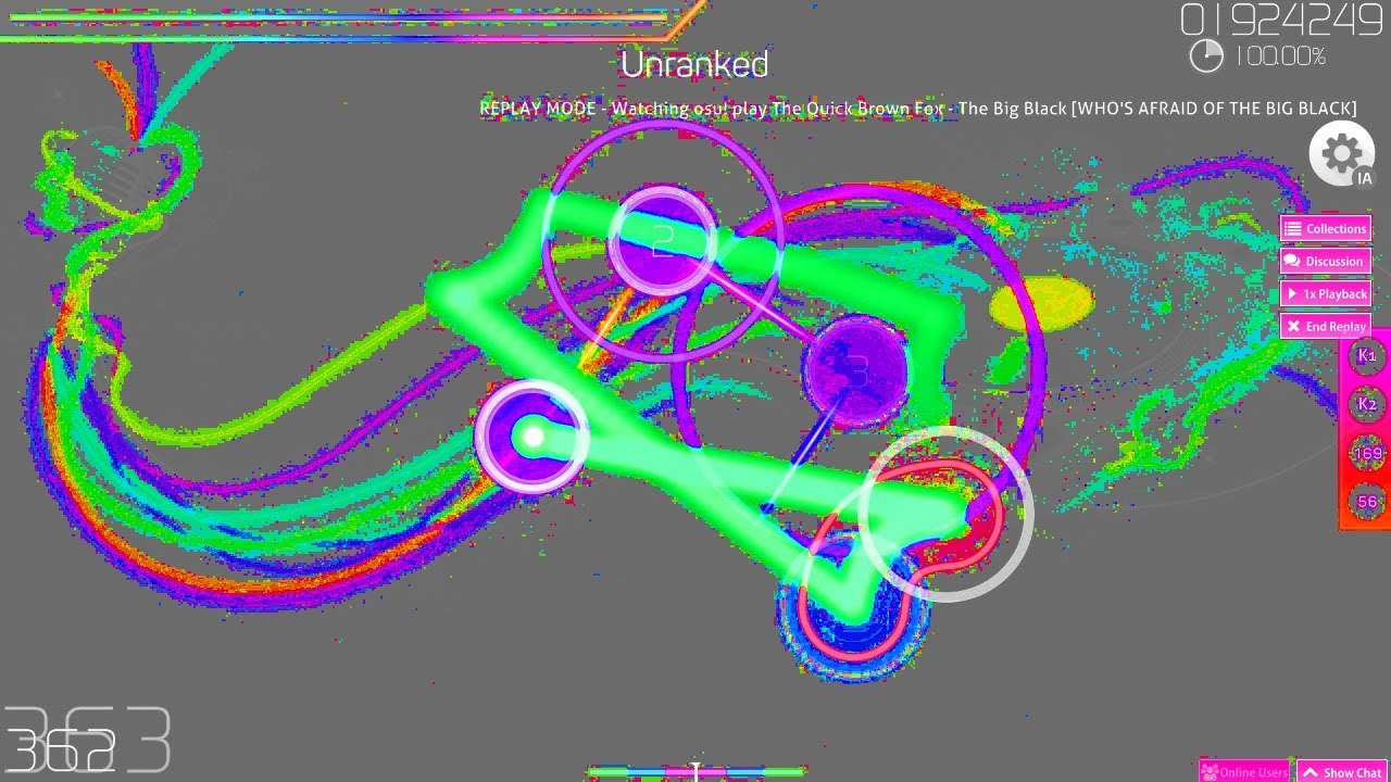 osu! The Big Black but every hitsound is a different effect (first part) - YouTube