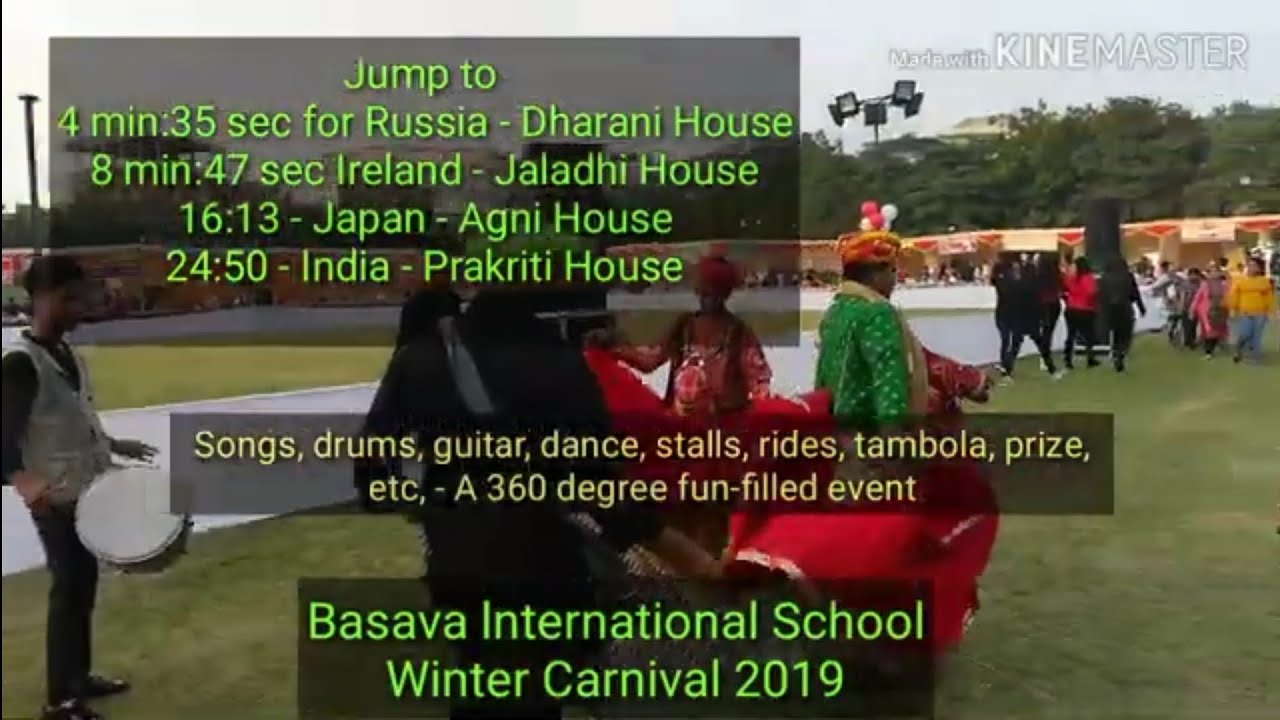 Basava Carnival 2019 | Winter Carnival Basava | Japan Ireland Russia ...