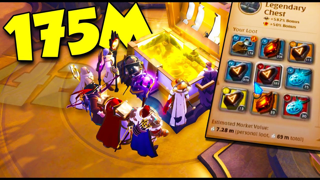 3 GOLD CHESTS IN 1 AVA DUNGEON 🔥 | Albion Online - YouTube