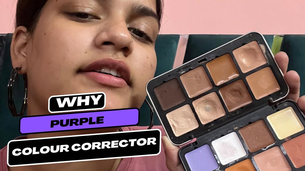 Use of purple colour corrector.💜 - YouTube