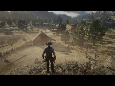 John Marston ranch house tour in red death redemption 2 - YouTube