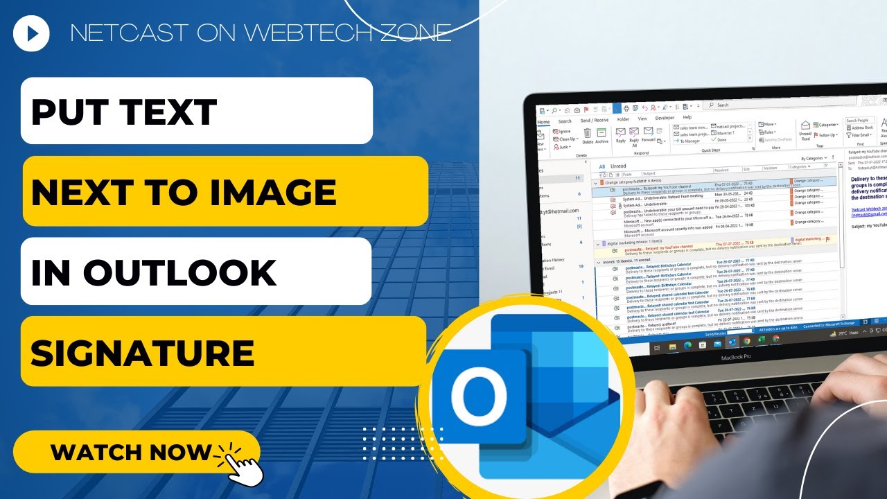 How To Put Text Next To Image In Outlook Signature YouTube How To Put Text Next To Image In Outlook Signature YouTube