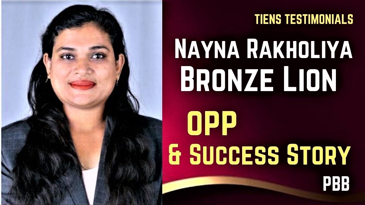 NAYNA RAKHOLIYA BRONZE LION - OPP & SUCCESS STORY SURAT - YouTube