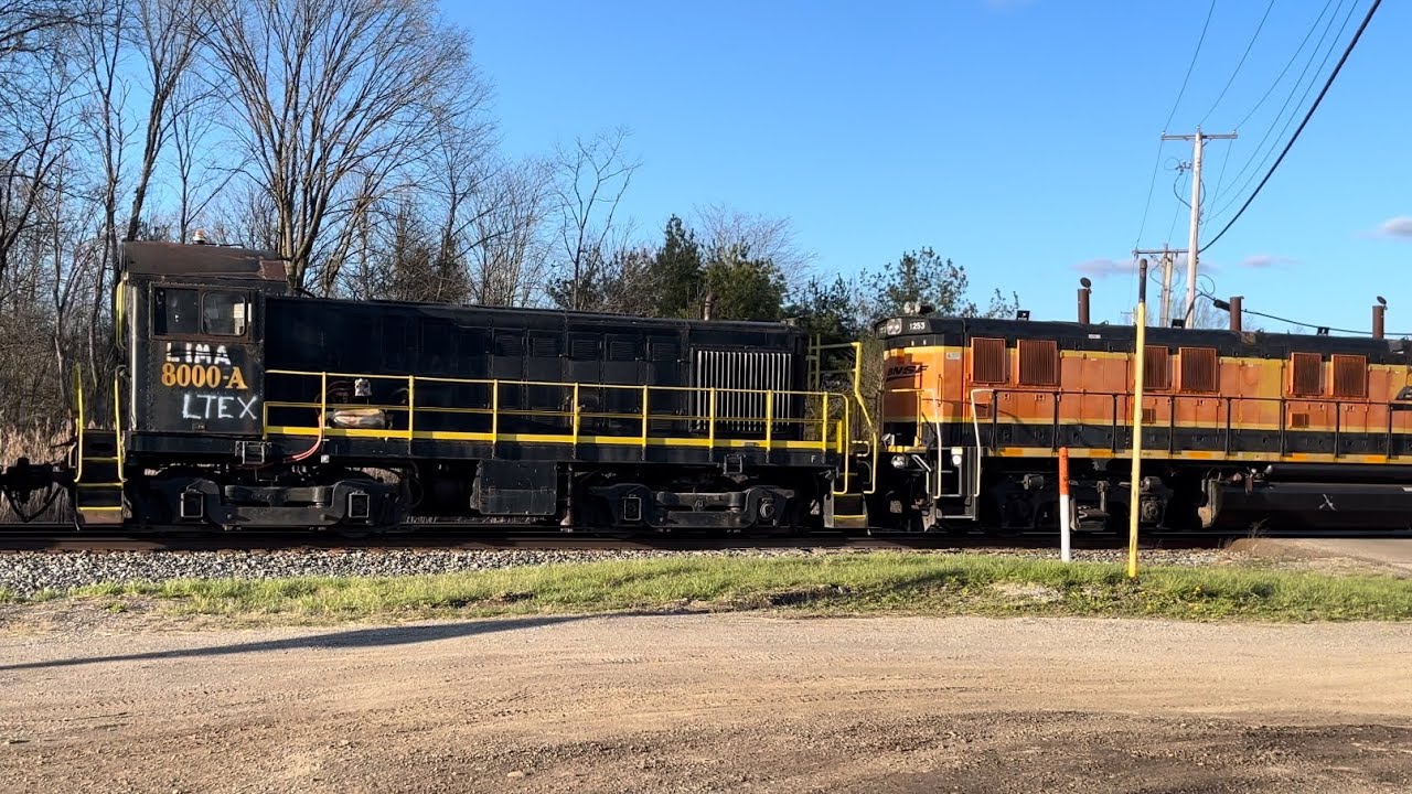 CSX L321 with BNSF genset and ALCO S4! - YouTube