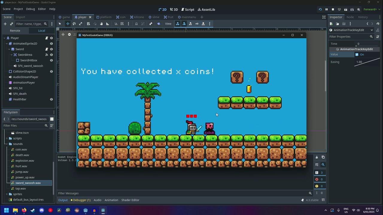 Update 06-01-2025 - Brackeys 2D Platformer - YouTube