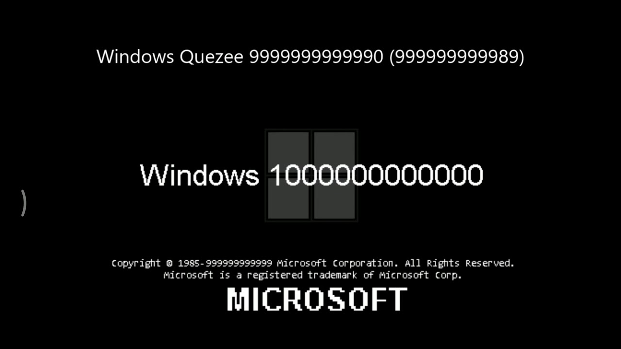 Windows 1000000000000 Startup Sound - Windows Quezze 999999999990 ...