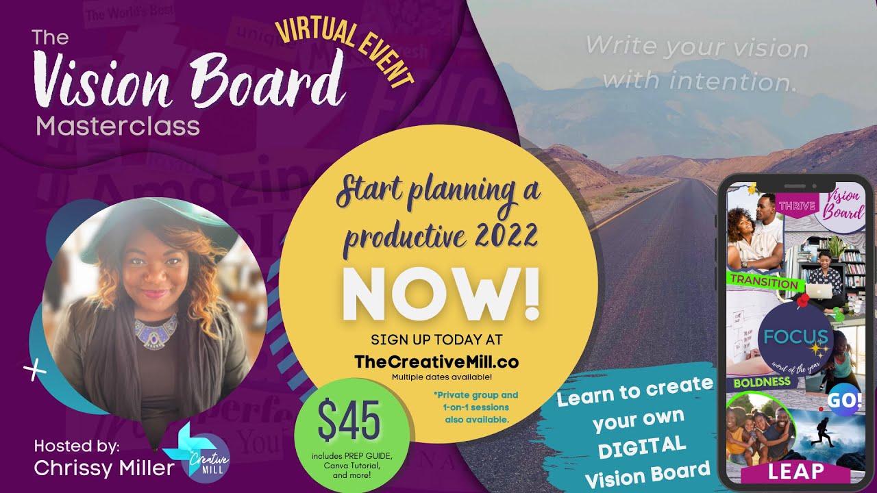 The Vision Board Master Class - YouTube