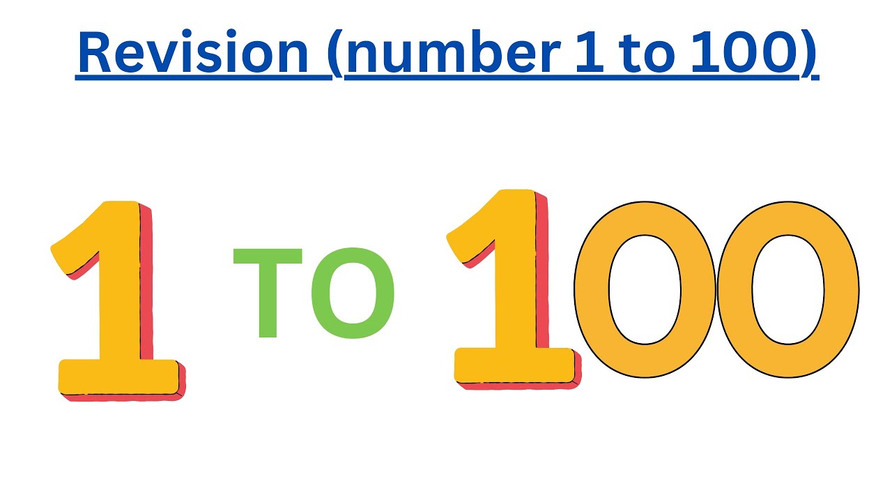 Revision number 1 to 100 - YouTube