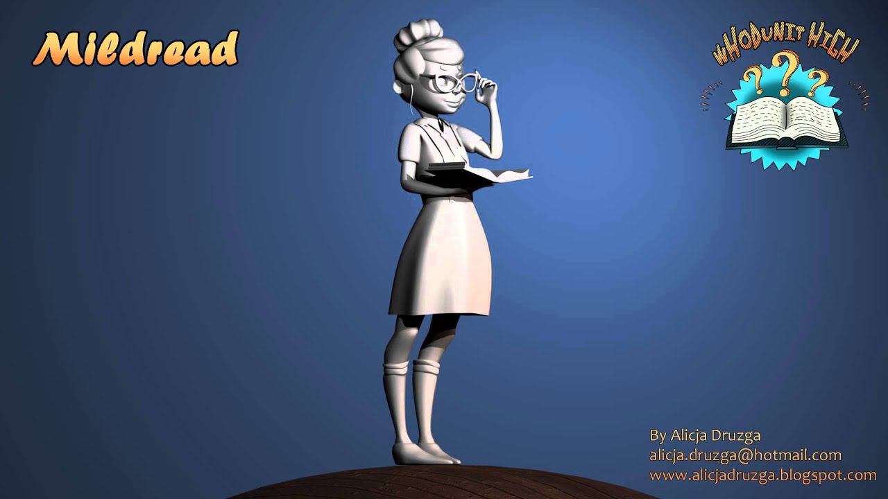 Whodunit High Character Turnarounds - YouTube