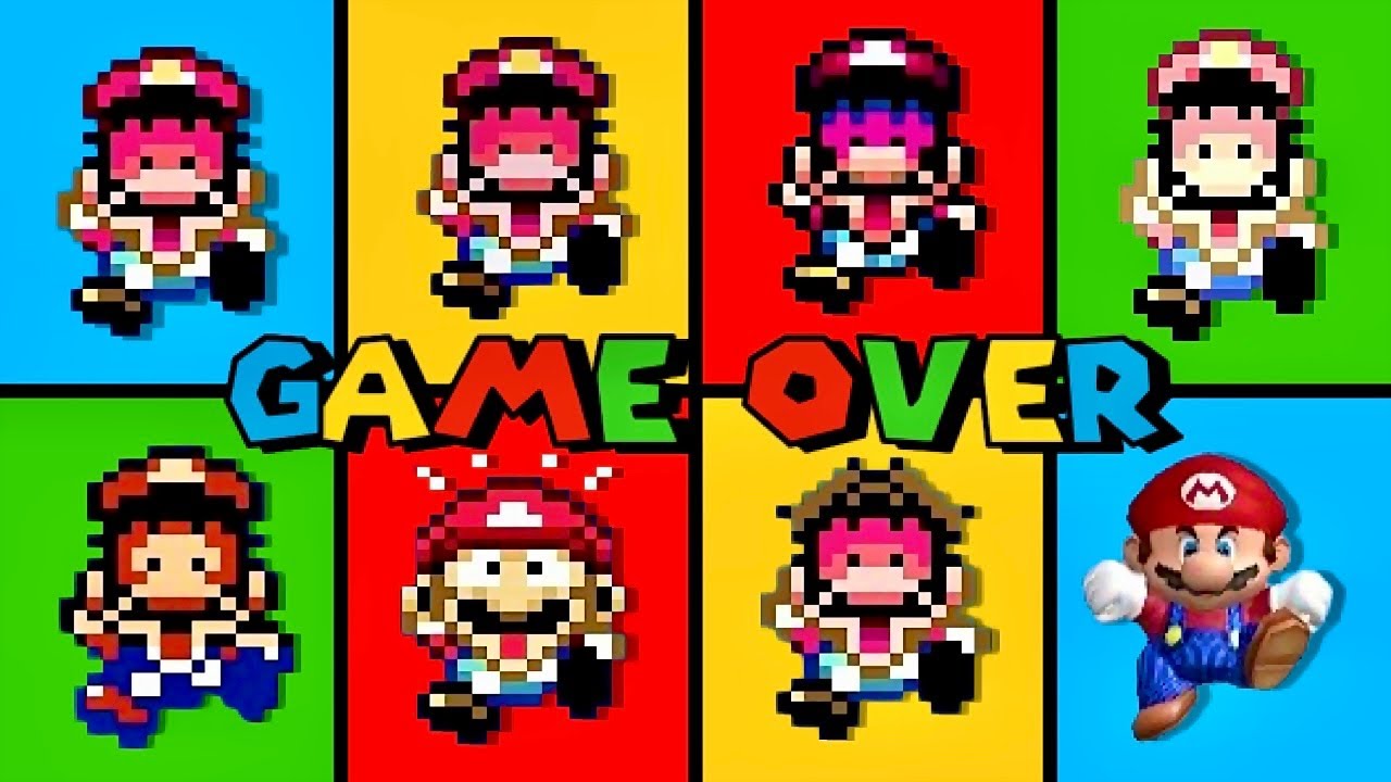 Super Mario World GAME OVER Screens - Official, Hacks, Bootlegs ...
