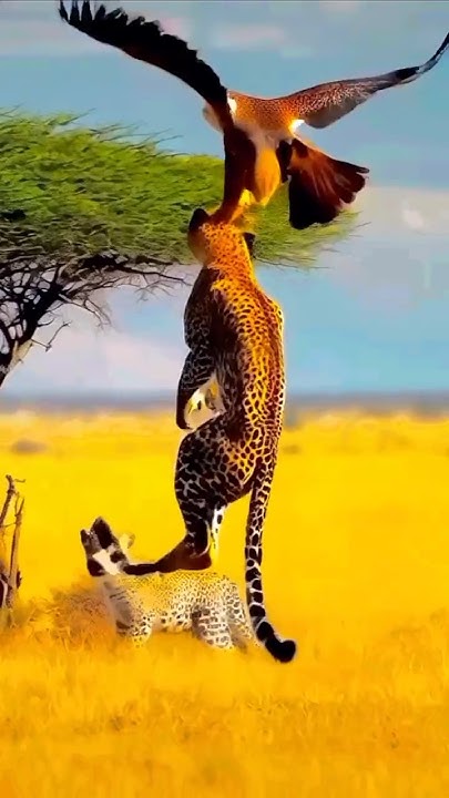 "Eagle vs Tiger: Shocking Wildlife Moment! #animals #wildlife #tiger # ...