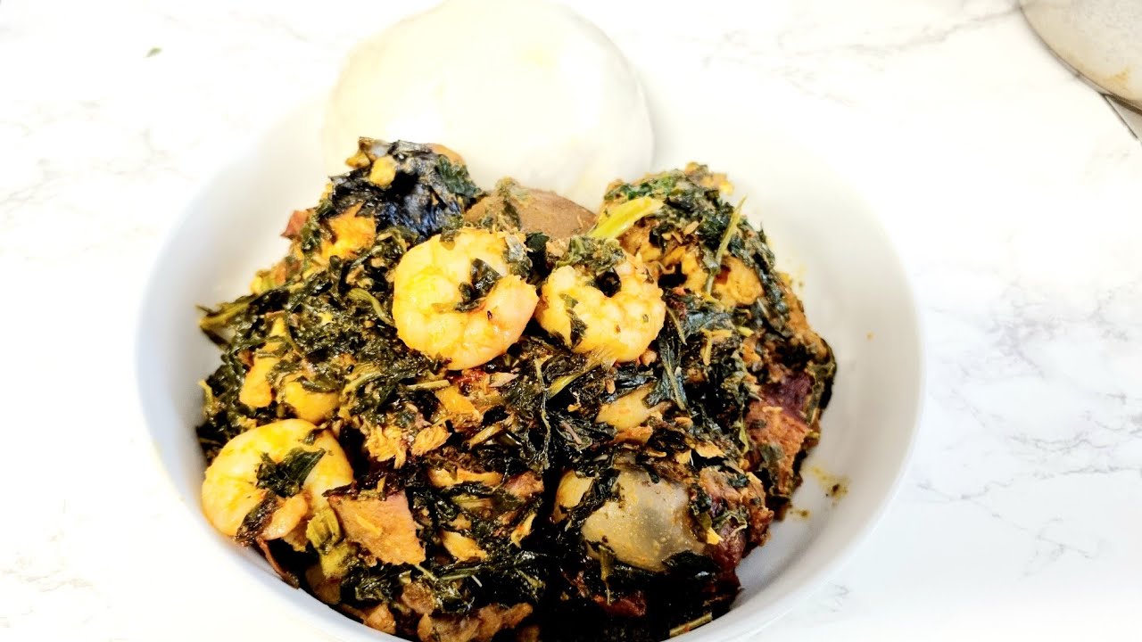 How To Make Nigerian Efo Riro Soup | Vegetables Soup | Culy Kale ...