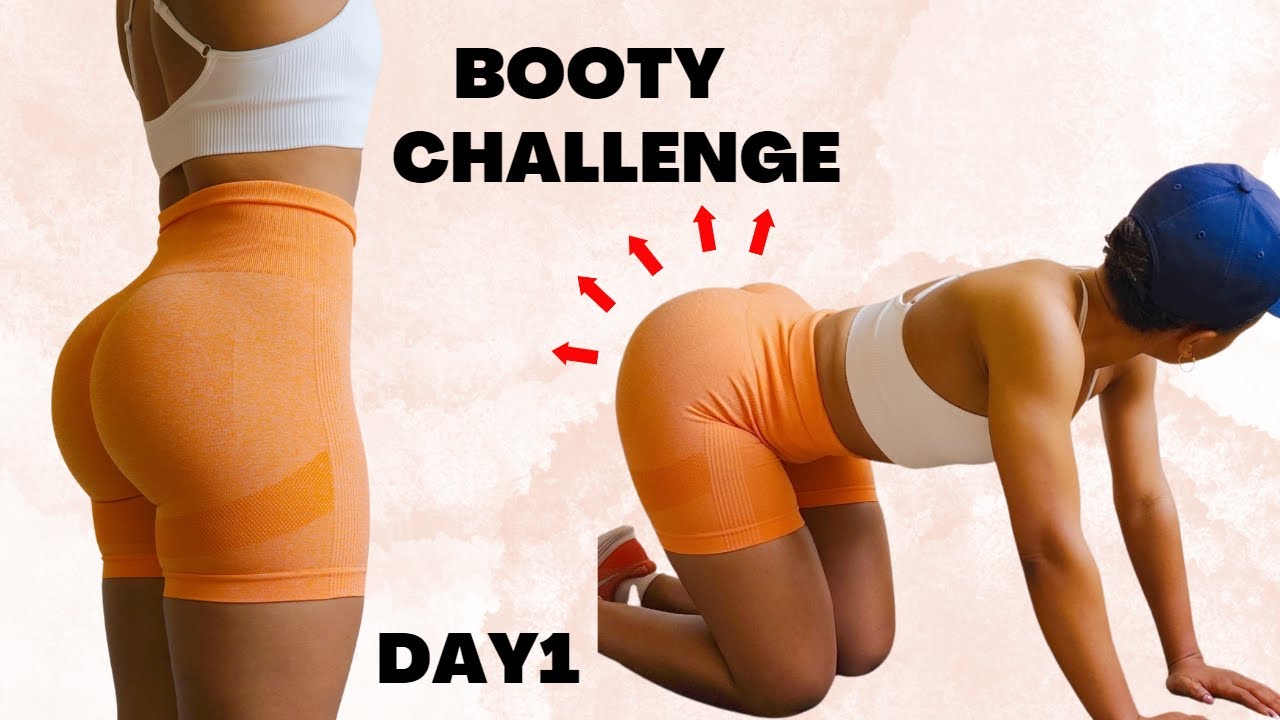 7 Days Booty Challenge Day 1 Best Booty Exercises On The Floor At