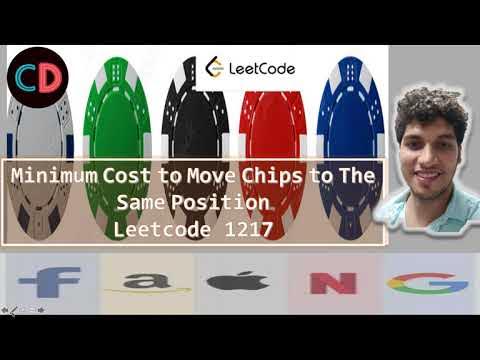 Minimum Cost to Move Chips to The Same Position | Leetcode 1217 | Linear O(n) 🔥🔥🔥🔥 - YouTube