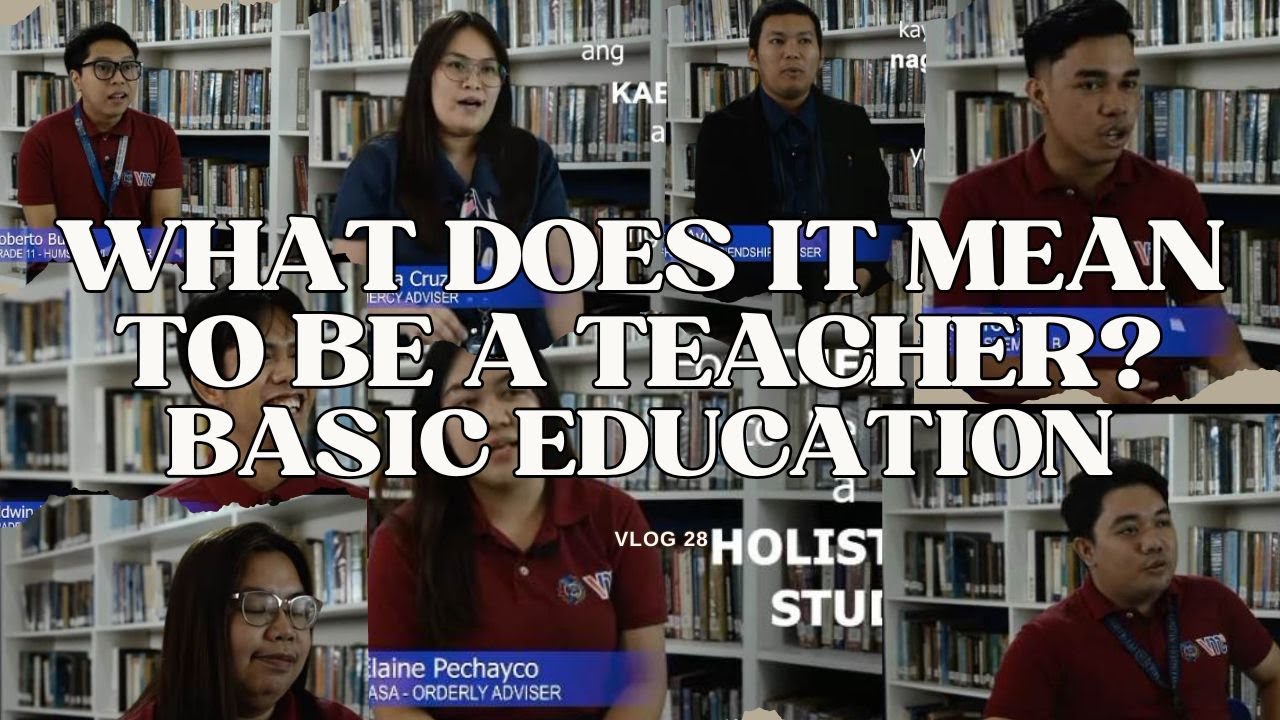 What is a Teacher? I Basic Education Teacher's - YouTube