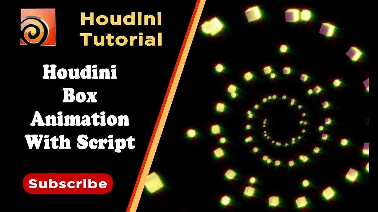 Houdini Box Animation with Script, Houdini Basic Script, Houdini vfx, Houdini 20 - YouTube