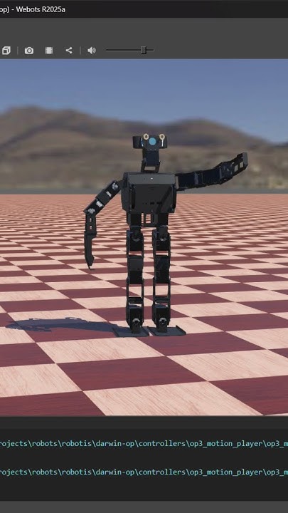 Humanoid Robot Simulation in Webots! #robotics #humanoidrobot #webots #artificialintelligence ...