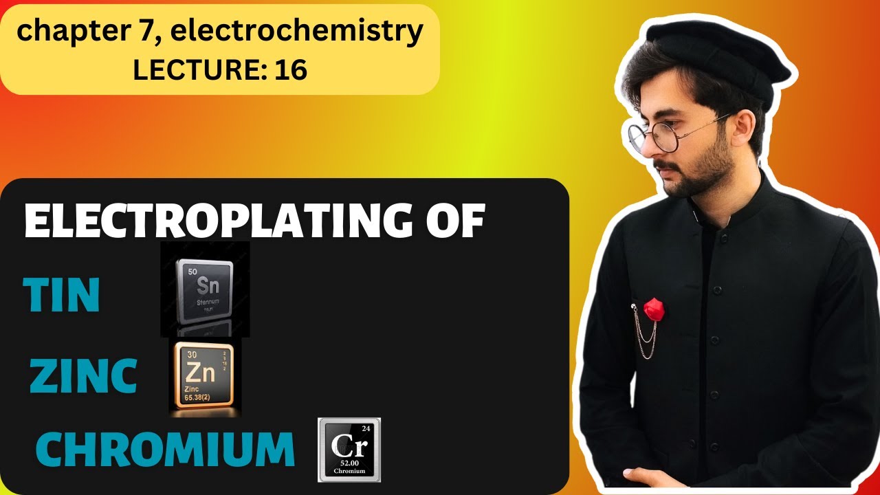 Electroplating of tin zinc and chromium on steel || class 9 - YouTube