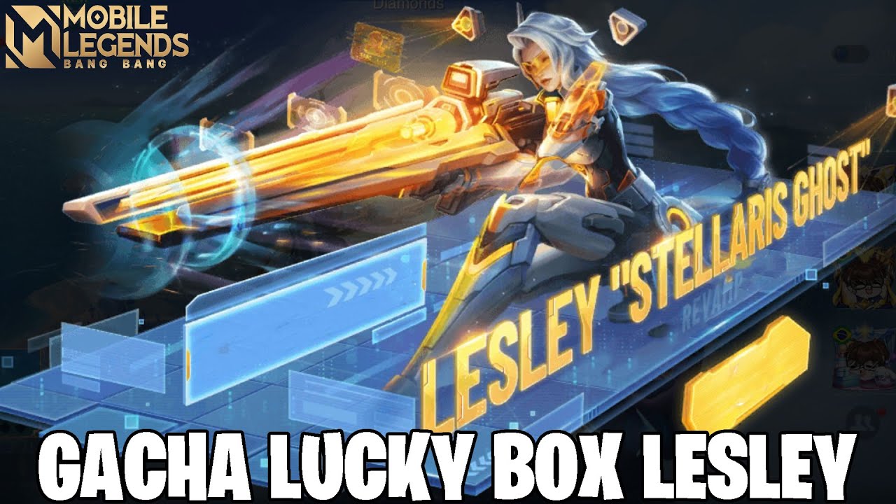 MARI GACHA SKIN EPIC LESLEY STELLARIS GHOST REVAMP - MOBILE LEGENDS ...