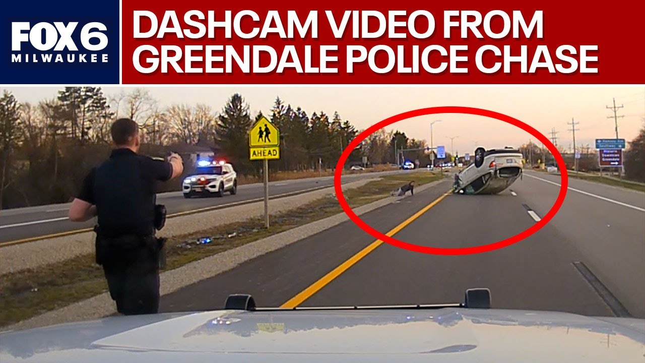 Dashcam video: Greendale police chase ends in crash | FOX6 News ...