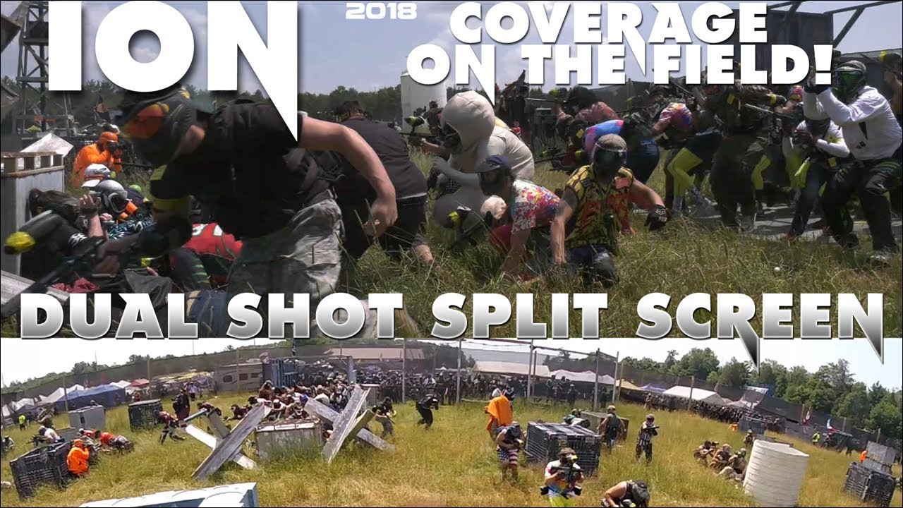 ION 2018 Opening Battle Scenario Paintball - IN SPLIT SCREEN! - YouTube