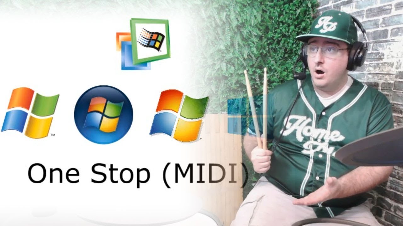 Windows One Stop (MIDI) Drum Cover - YouTube