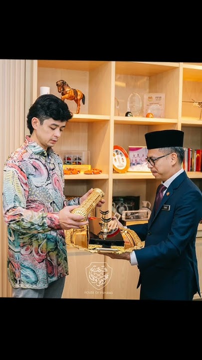 Tengku Hassanal di Shahzan House, KL (Majlis Mengadap Delegasi Persekutuan - YouTube